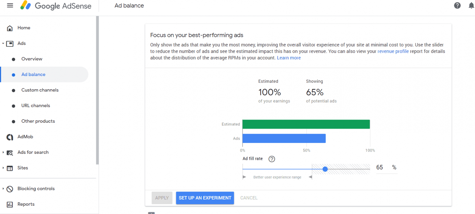 Google Adsense Ad Balance Boost your earnings by using this method