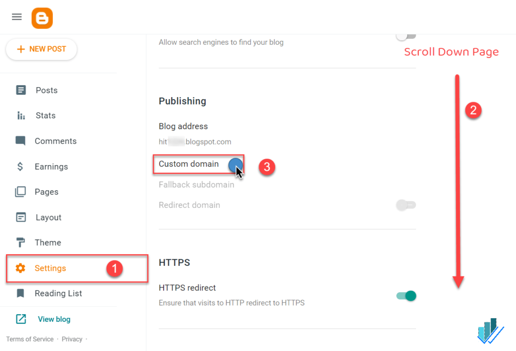 How to Setup Custom Domain to Blogger Blog