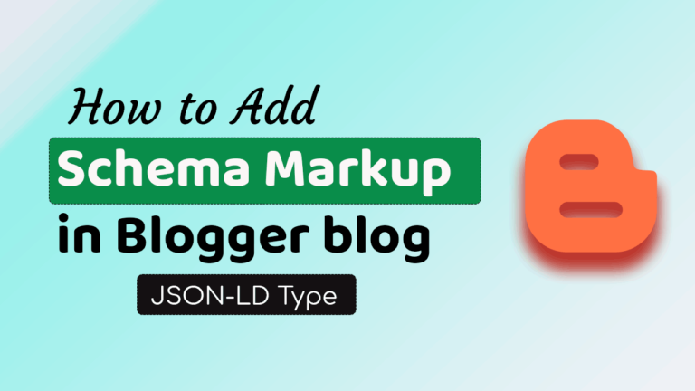 How to Add Schema Markup to Blogger to enhance SEO - SEO Neurons